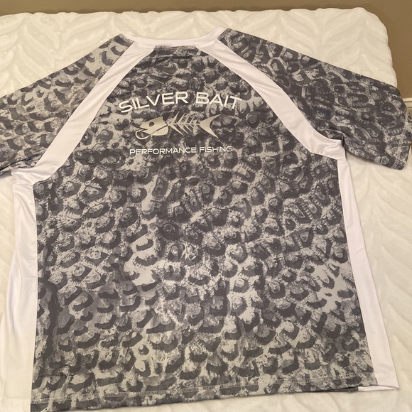 Silver Bait | Shirts | Silver Bait Performance Fishing Shirt | Poshmark